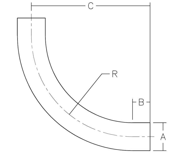 2" IPS HDPE 3408/4710 SDR 11 90 Sweep – Poly Pipe Solutions