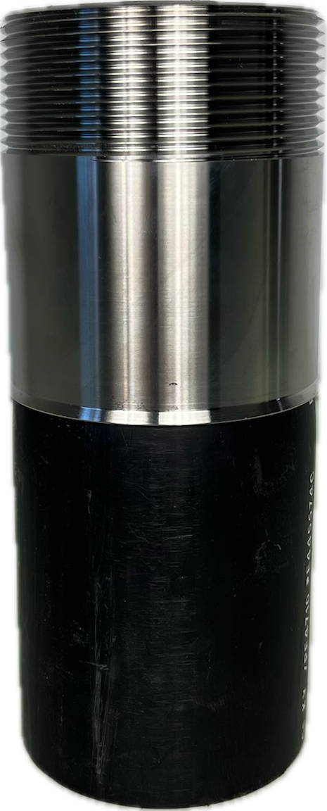 3" IPS DR 11 HDPE Butt Fusion Transition Fitting x 3" Male NPT 316SS ...