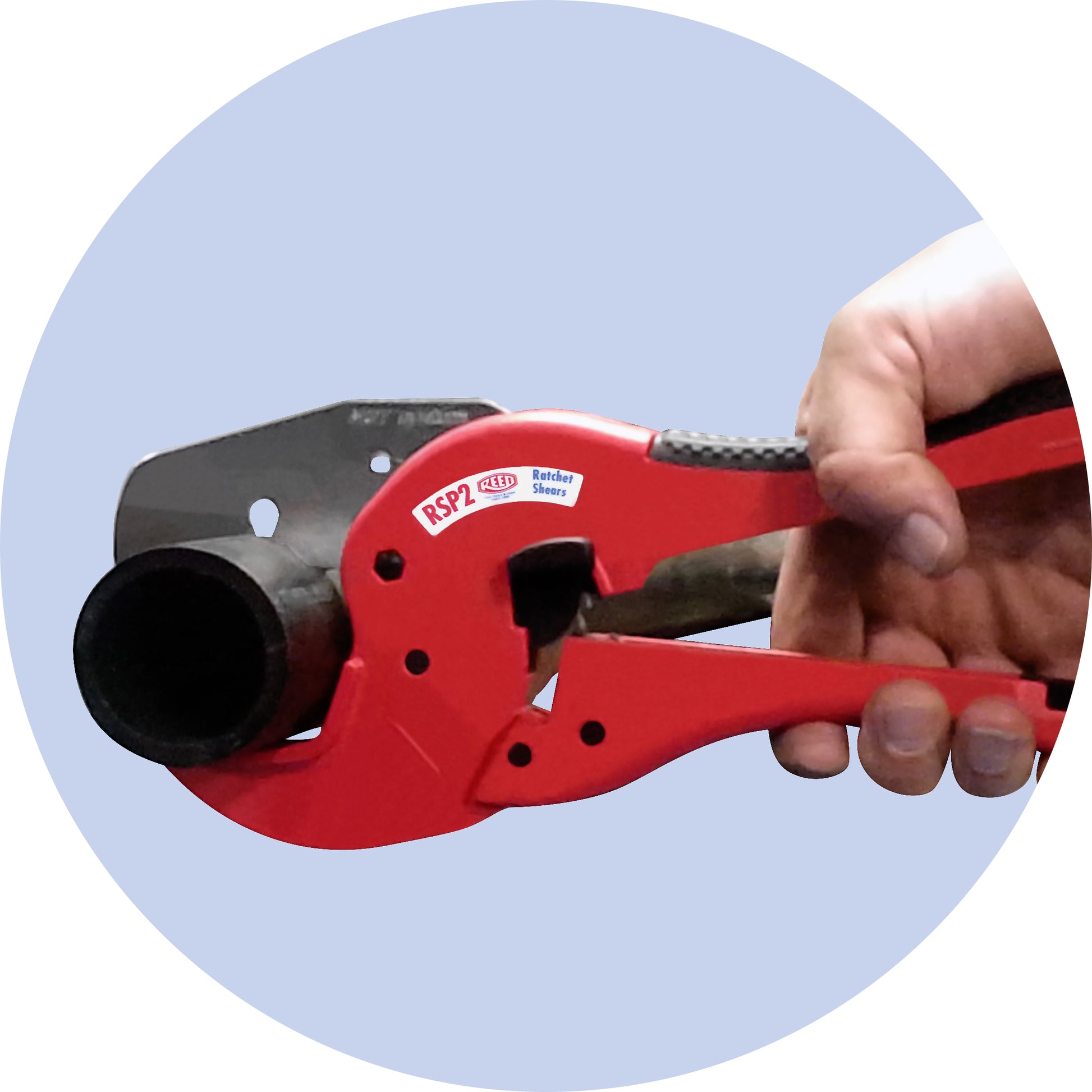 Reed Mfg. Co. 04277 - RSP2 - 2" IPS Ratchet Shears – Poly Pipe Solutions
