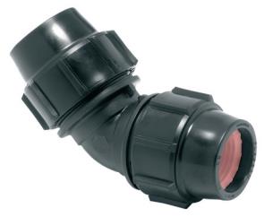 1" IPS 45° Compression Elbow – Poly Pipe Solutions