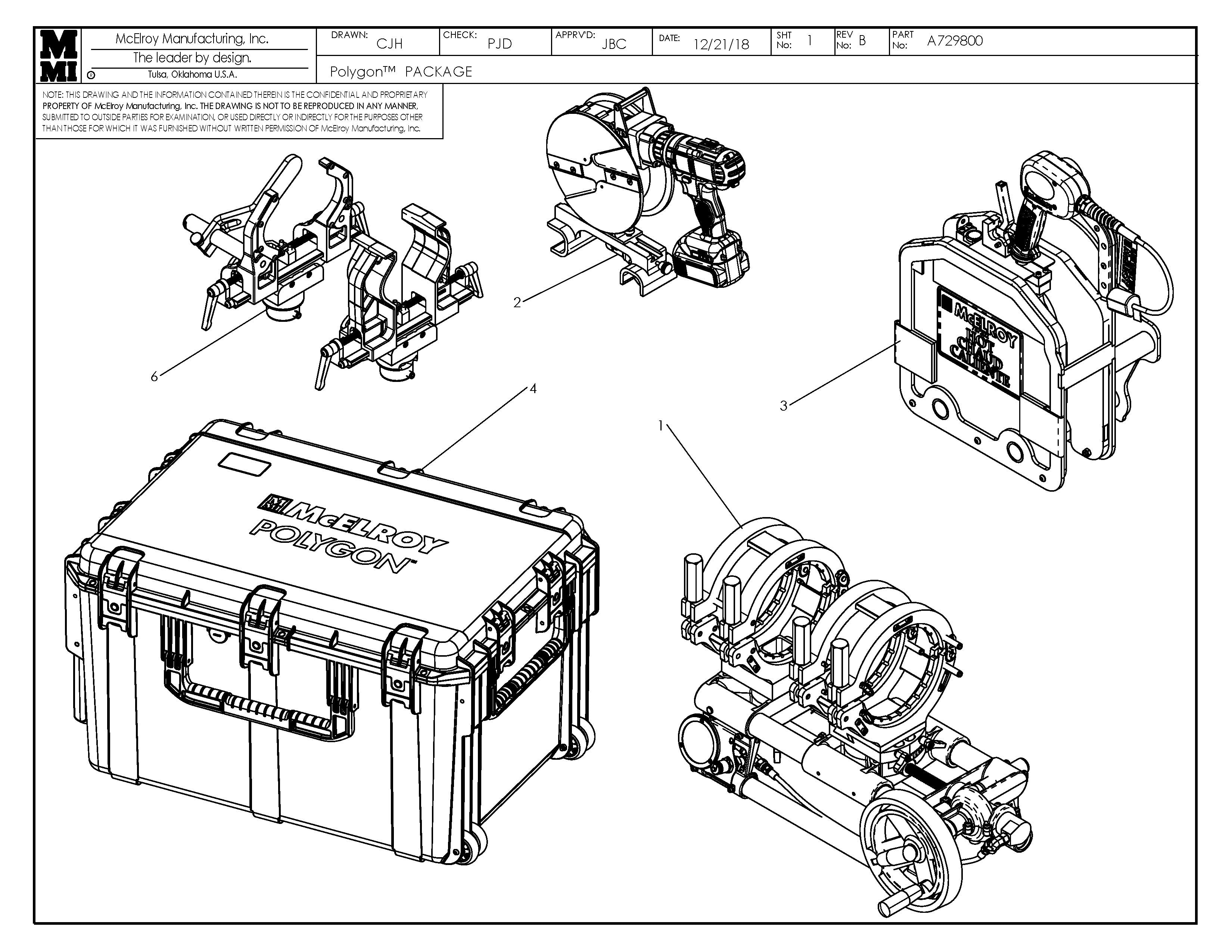 McElroy Part a729804 - Polygon Hf 240V Package – Poly Pipe Solutions